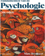Fundamenten van de psychologie - Marc Brysbaert - eigen cijfer: 9,6 ...